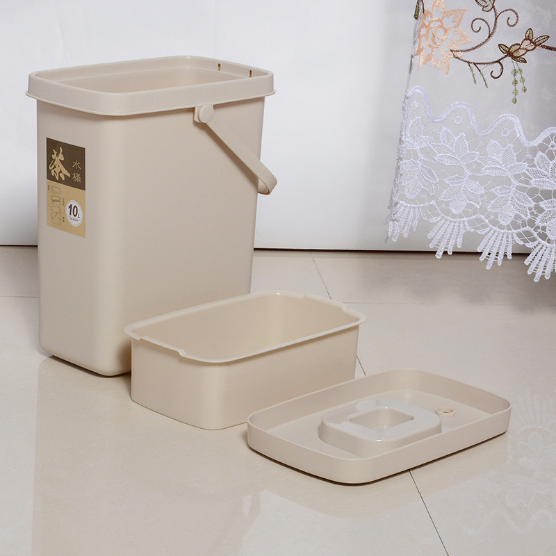 Thick plastic hand-held tea residue tea bucket - Plastic Bucket ...